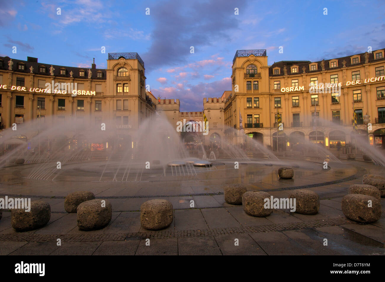 Karlsplatz , Munich, Bavaria, Germany, Europe Stock Photo - Alamy