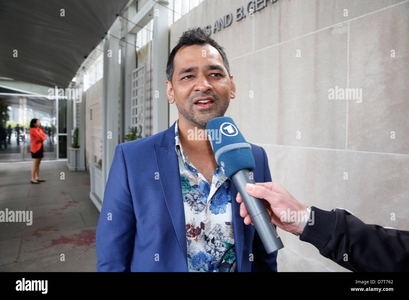 New York, NY, USA. 13th May, 2013. A large-scale-site-specific work of art by Imran Qureshi an ...