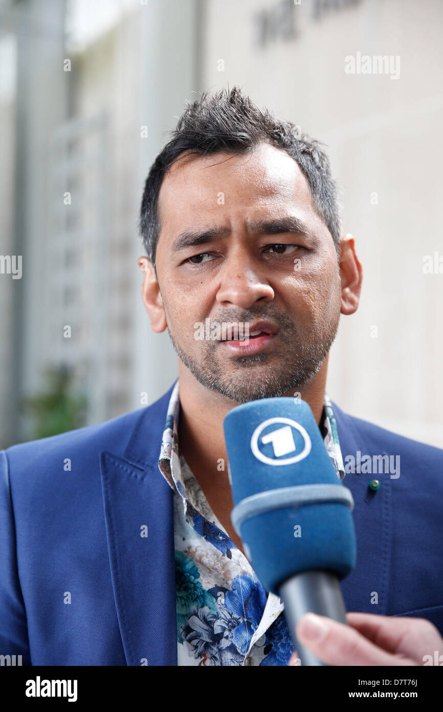 New York, NY, USA. 13th May, 2013. A large-scale-site-specific work of art by Imran Qureshi an ...