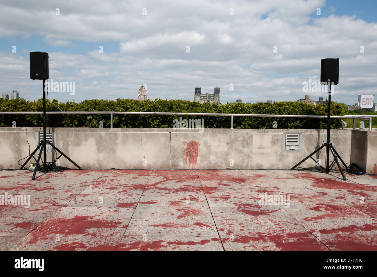 New York, NY, USA. 13th May, 2013. A large-scale-site-specific work of art by Imran Qureshi an ...