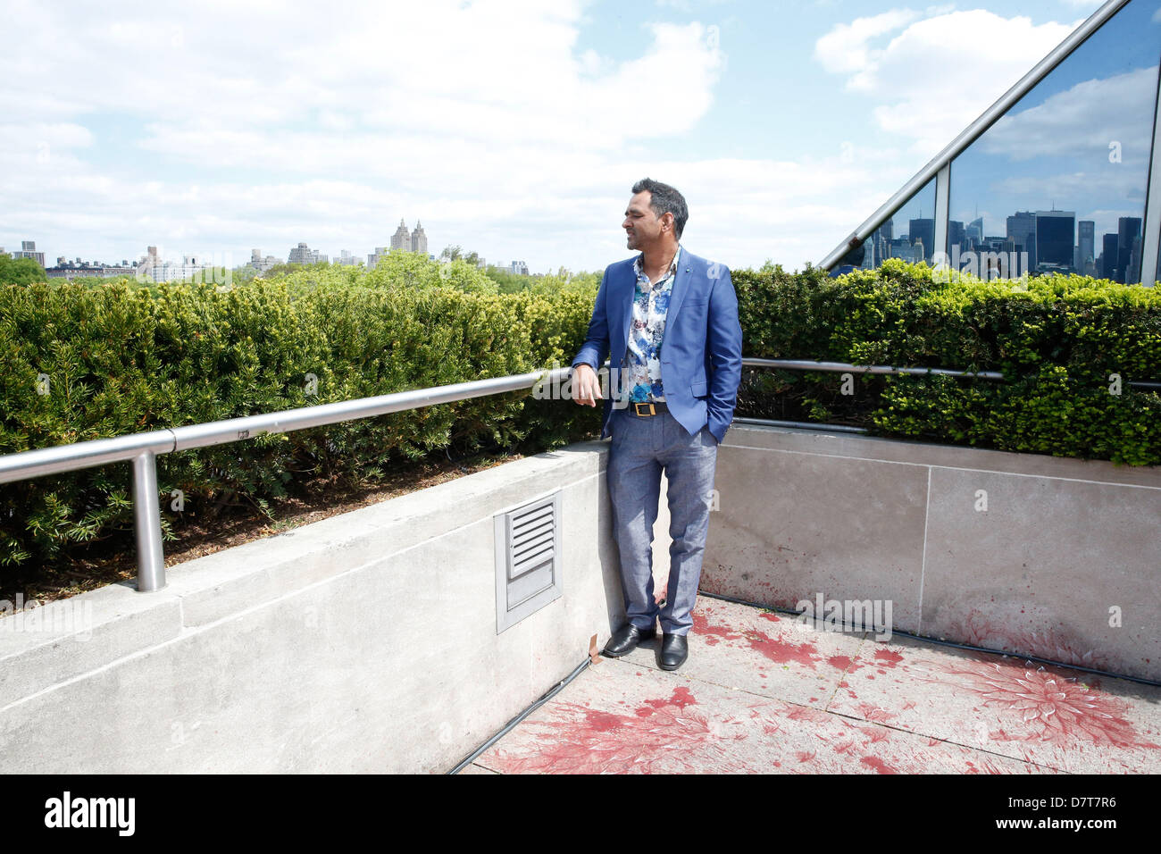 New York, NY, USA. 13th May, 2013. A large-scale-site-specific work of art by Imran Qureshi an ...