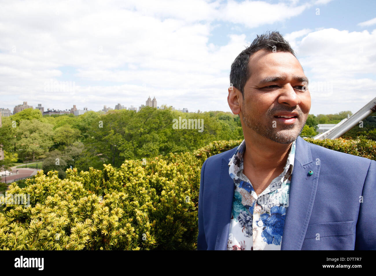 New York, NY, USA. 13th May, 2013. A large-scale-site-specific work of art by Imran Qureshi an ...