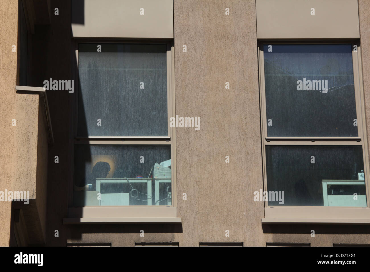 Person window view rome hi-res stock photography and images - Alamy