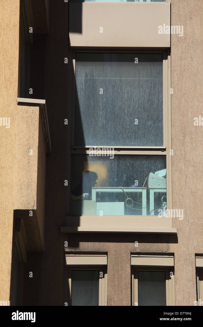Person window view rome hi-res stock photography and images - Alamy