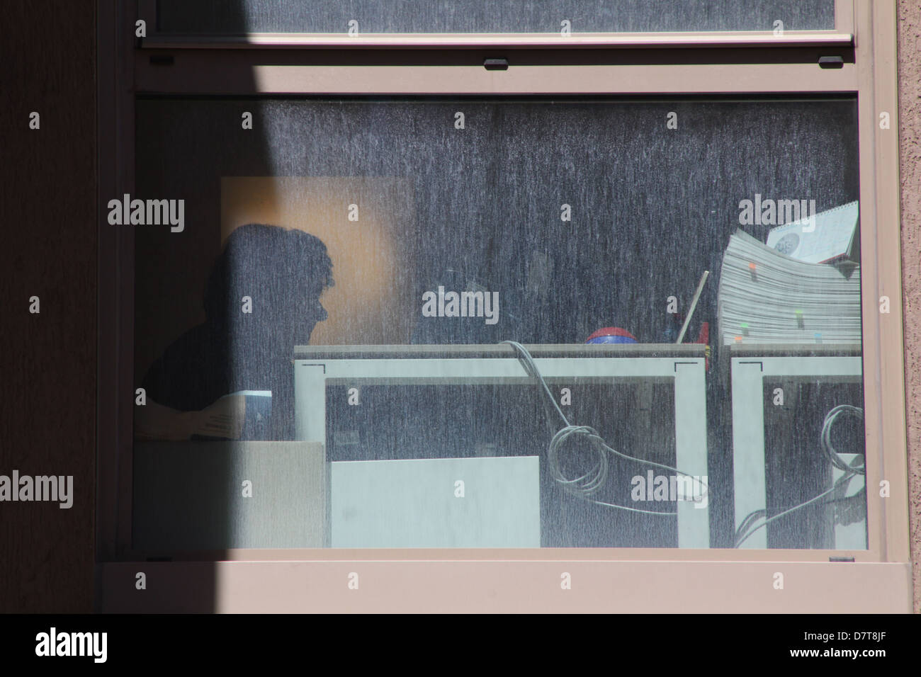 Person window view rome hi-res stock photography and images - Alamy