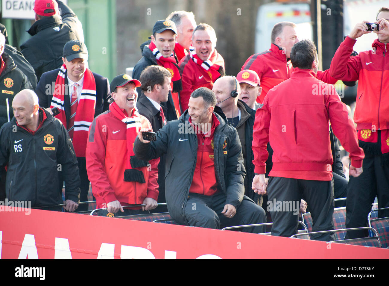 Ryan manchester united celebration 2013 hi-res stock photography and ...