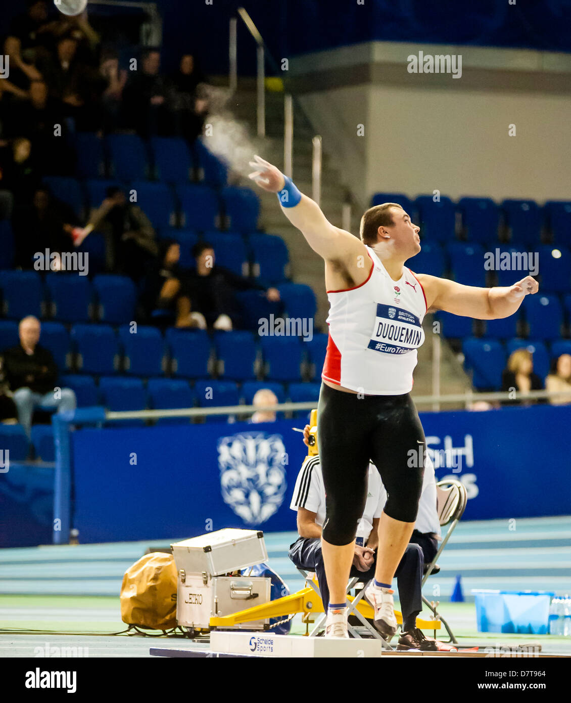 Shot Put British Athletics Indoor High Resolution Stock Photography and ...