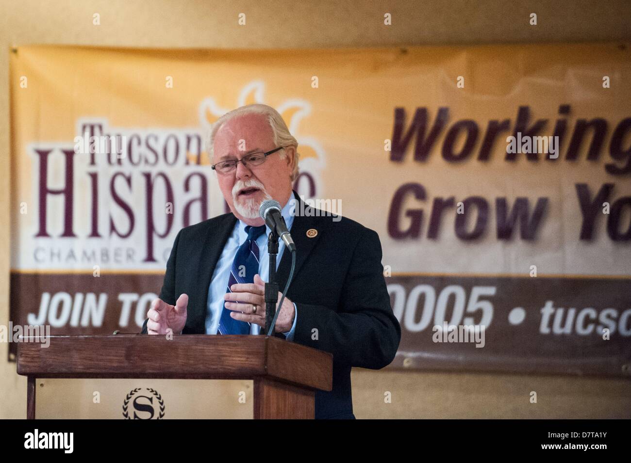 Tucson, Arizona, USA. 13th May, 2013. Rep. RON BARBER (D-Ariz.) met ...