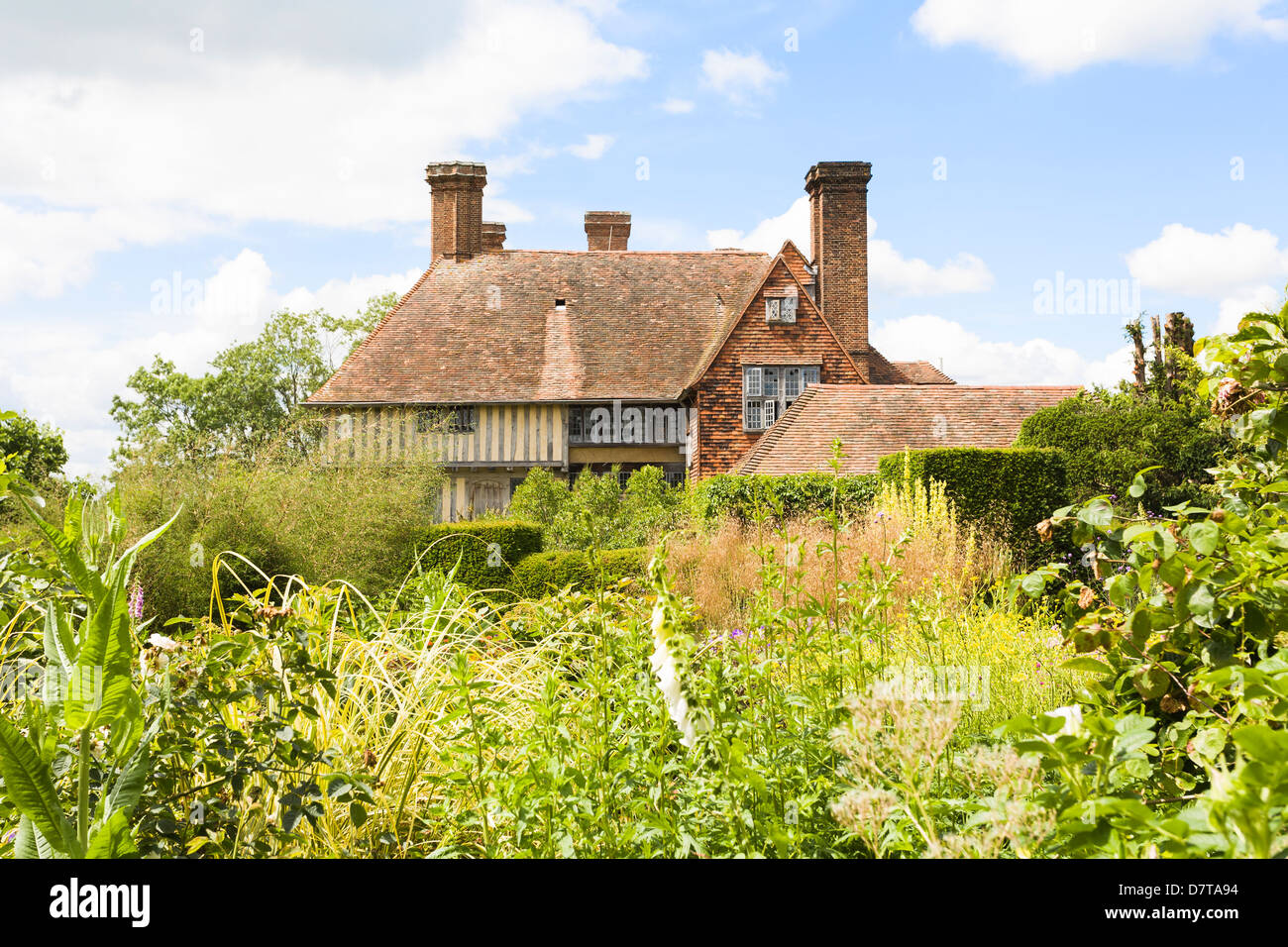 Great Dixter, Northiam, East Sussex, England - view from the long ...