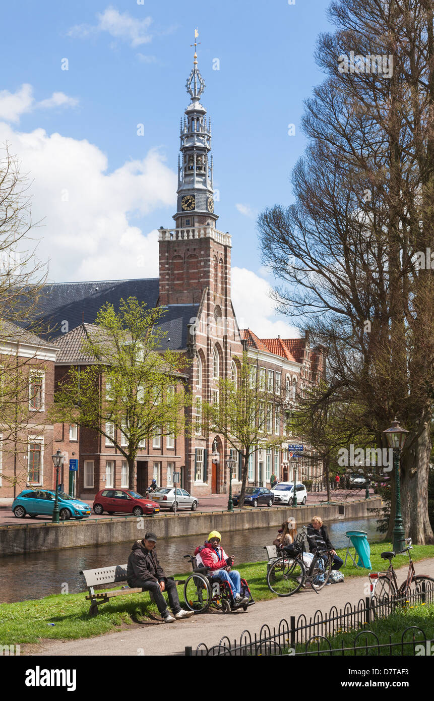 Leiden Holland - part of the University of Leiden Stock Photo - Alamy