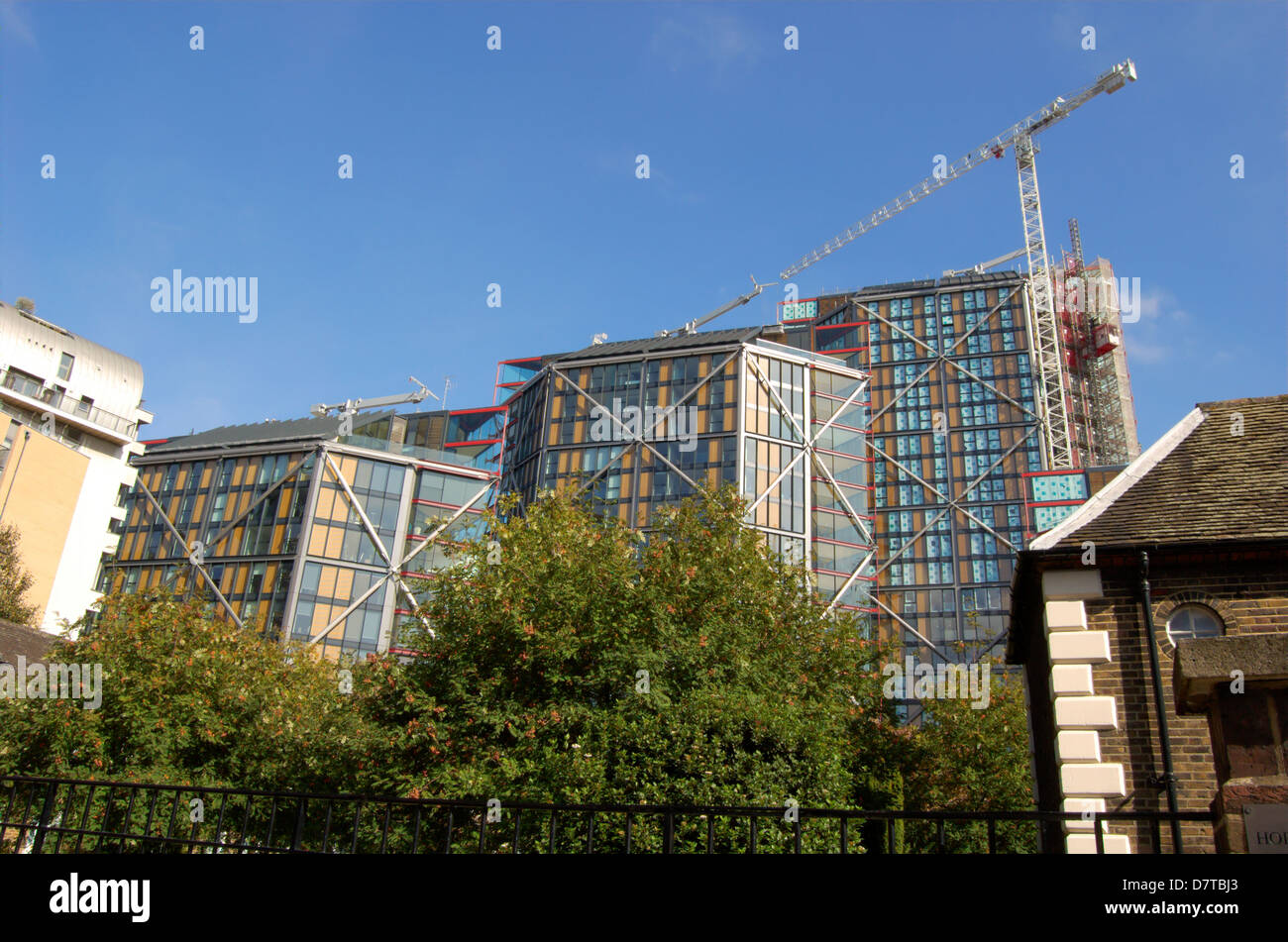 Modern office building near the South Bank in London, England Stock ...