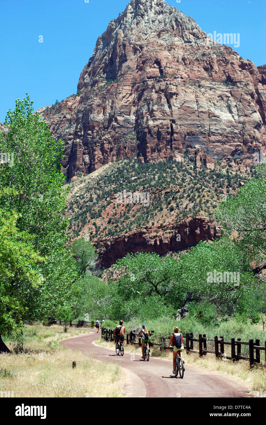 Zion park biking hi-res stock photography and images - Alamy