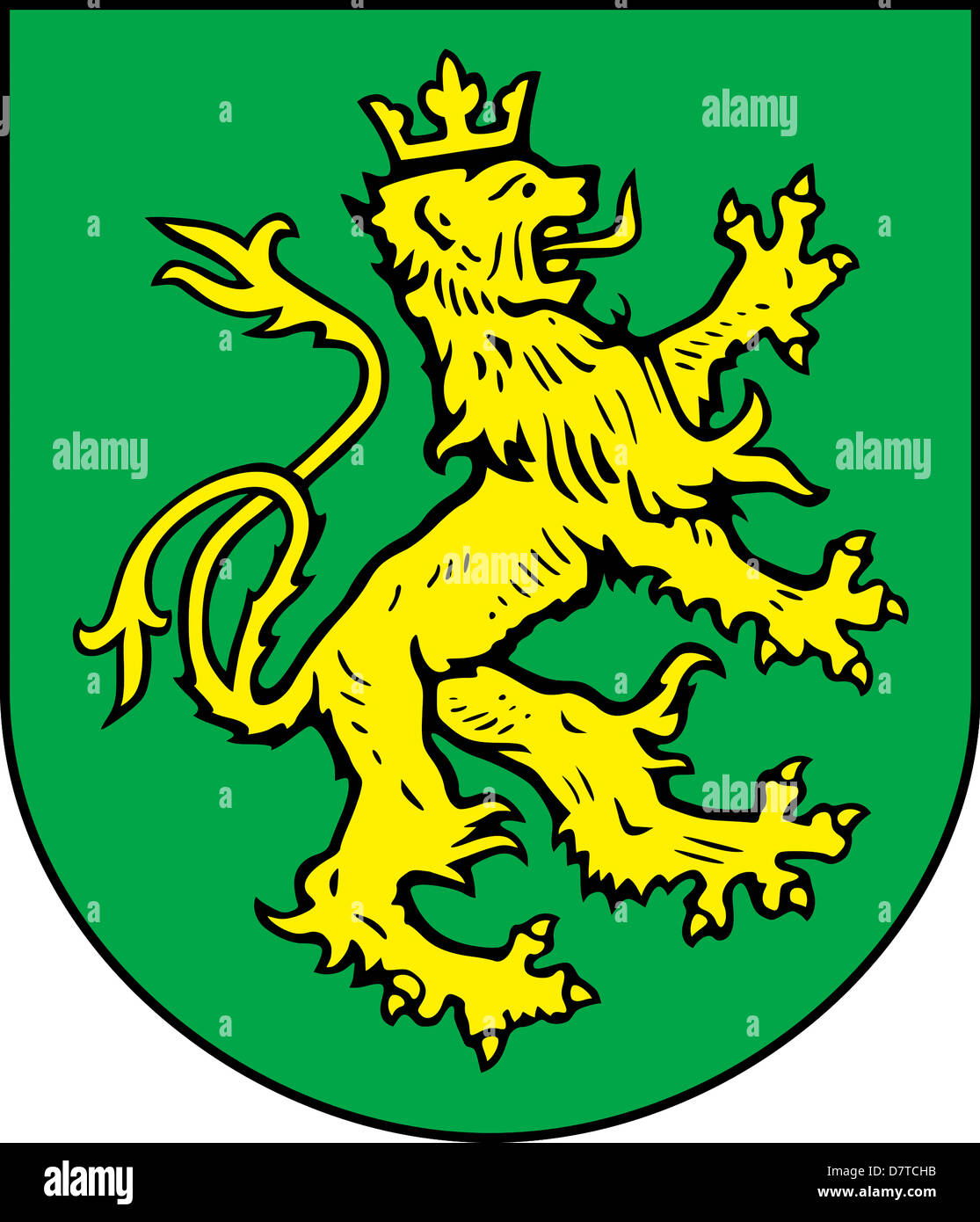 Coat of arms of the German city Rudolstadt in Thuringia Stock Photo - Alamy