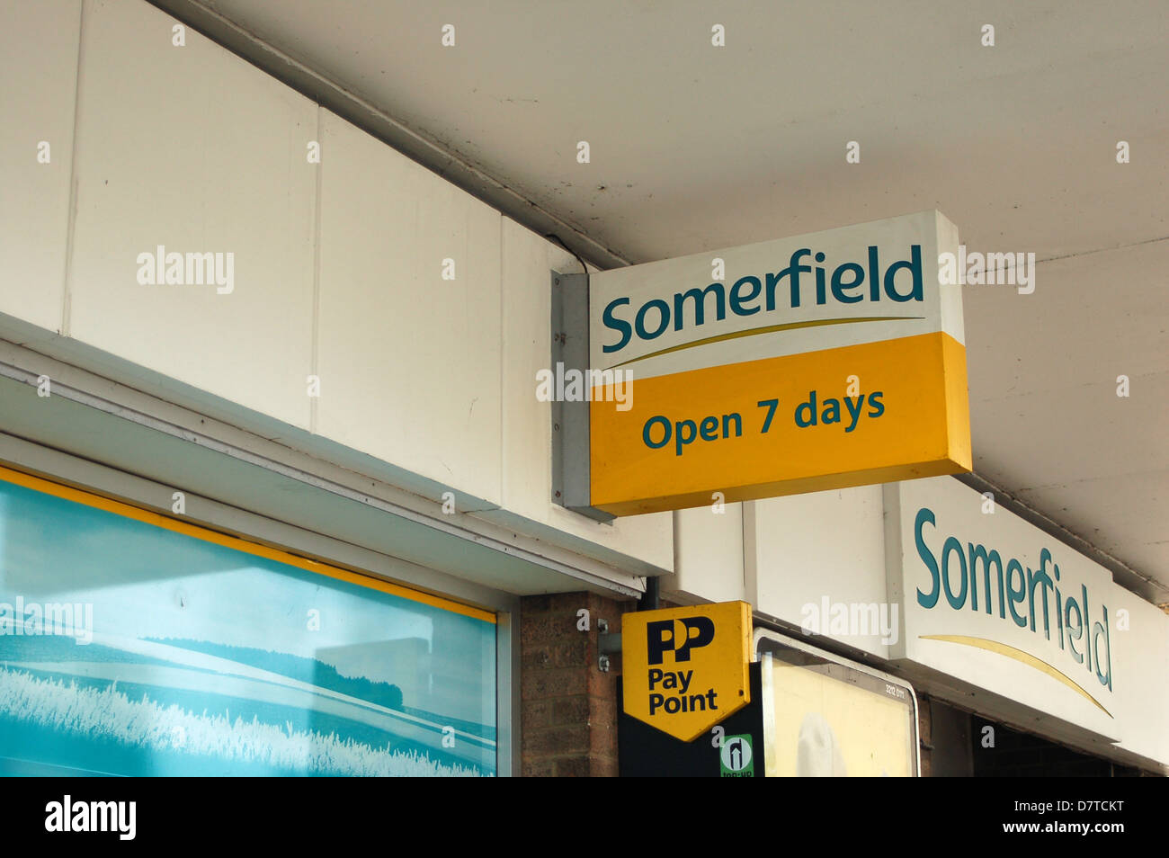 Somerfield supermarket logo sign hi-res stock photography and images ...