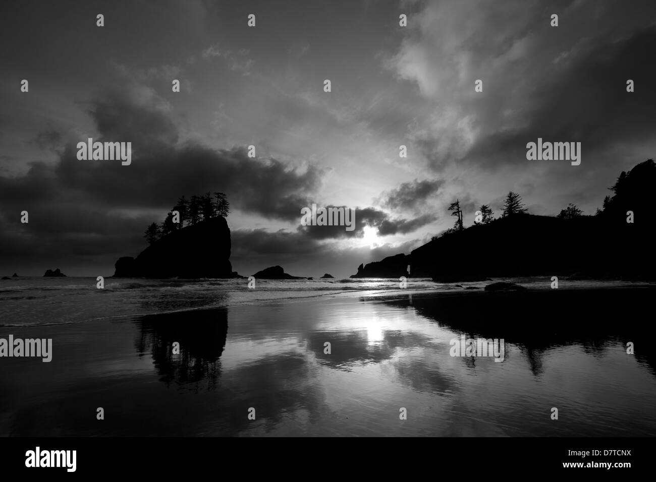 Second Beach, Olympic National Park, Washington, USA Stock Photo - Alamy
