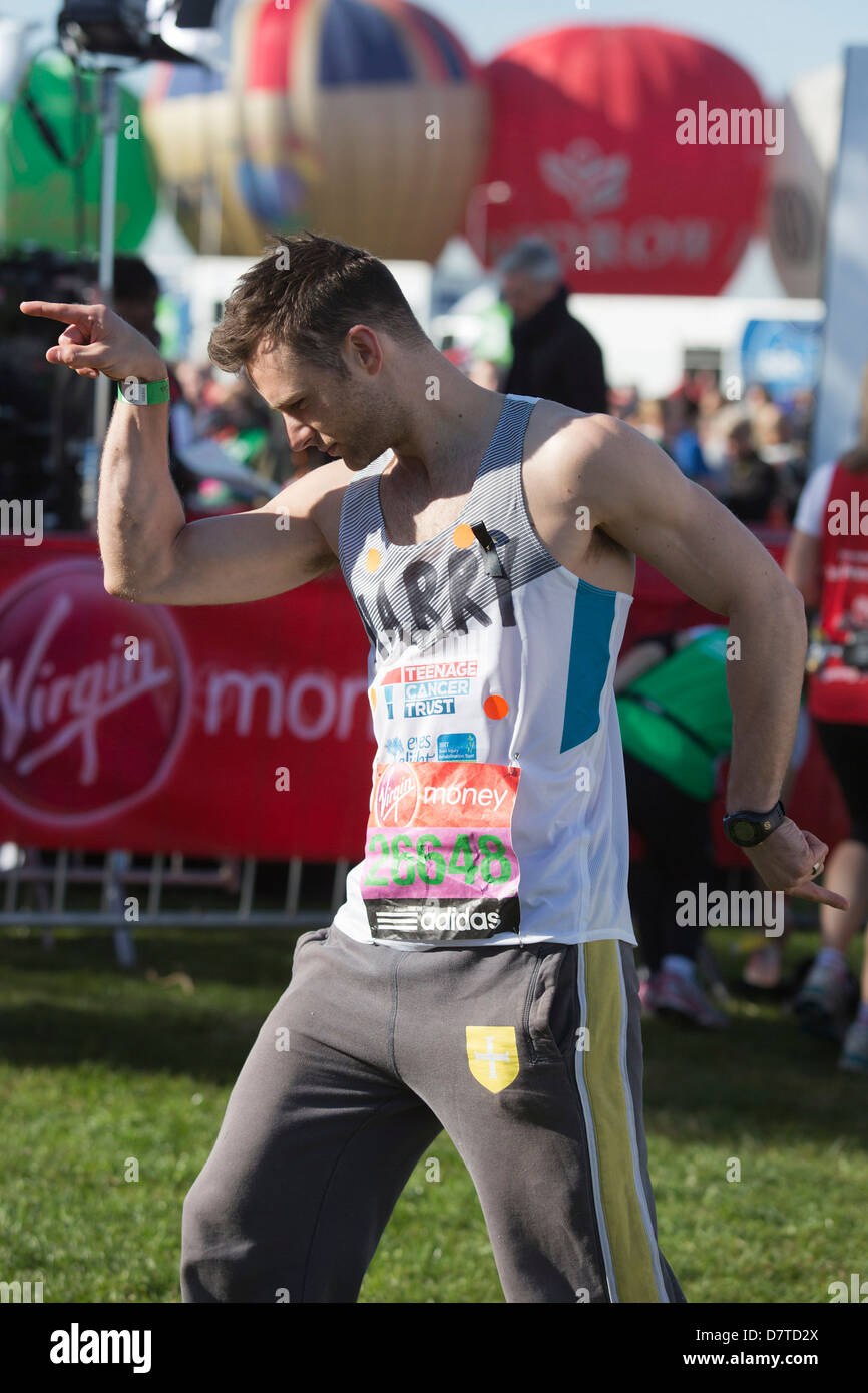 Harry Judd of McFly. Celebrity Runners at a photocall before the start ...