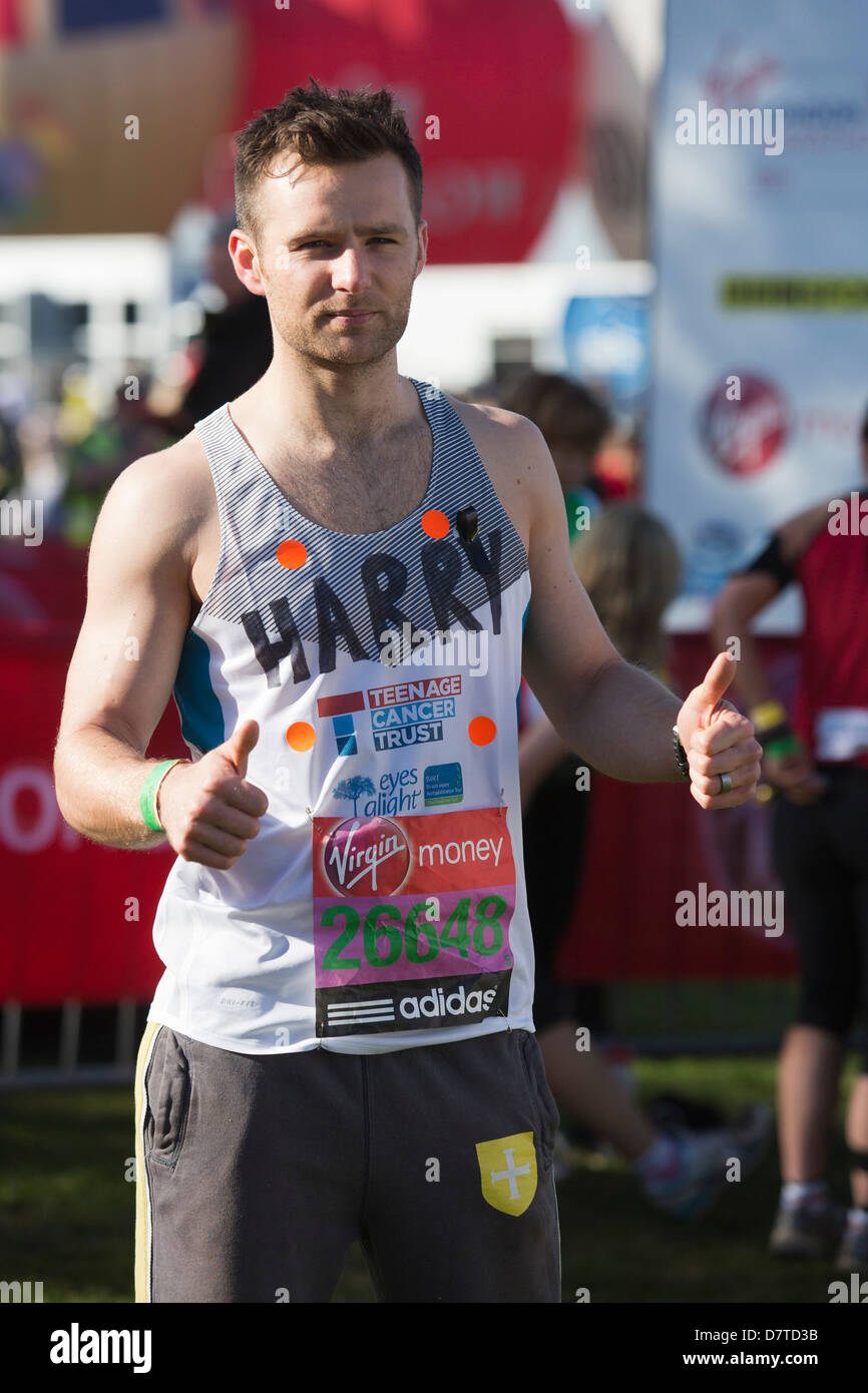 Harry Judd of McFly. Celebrity Runners at a photocall before the start ...