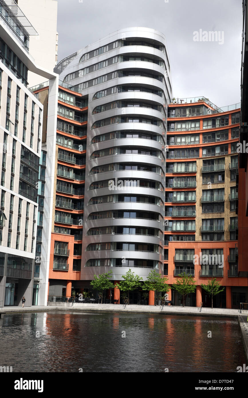 Modern hi-tech office building in Paddington, London, May 2013 Stock ...