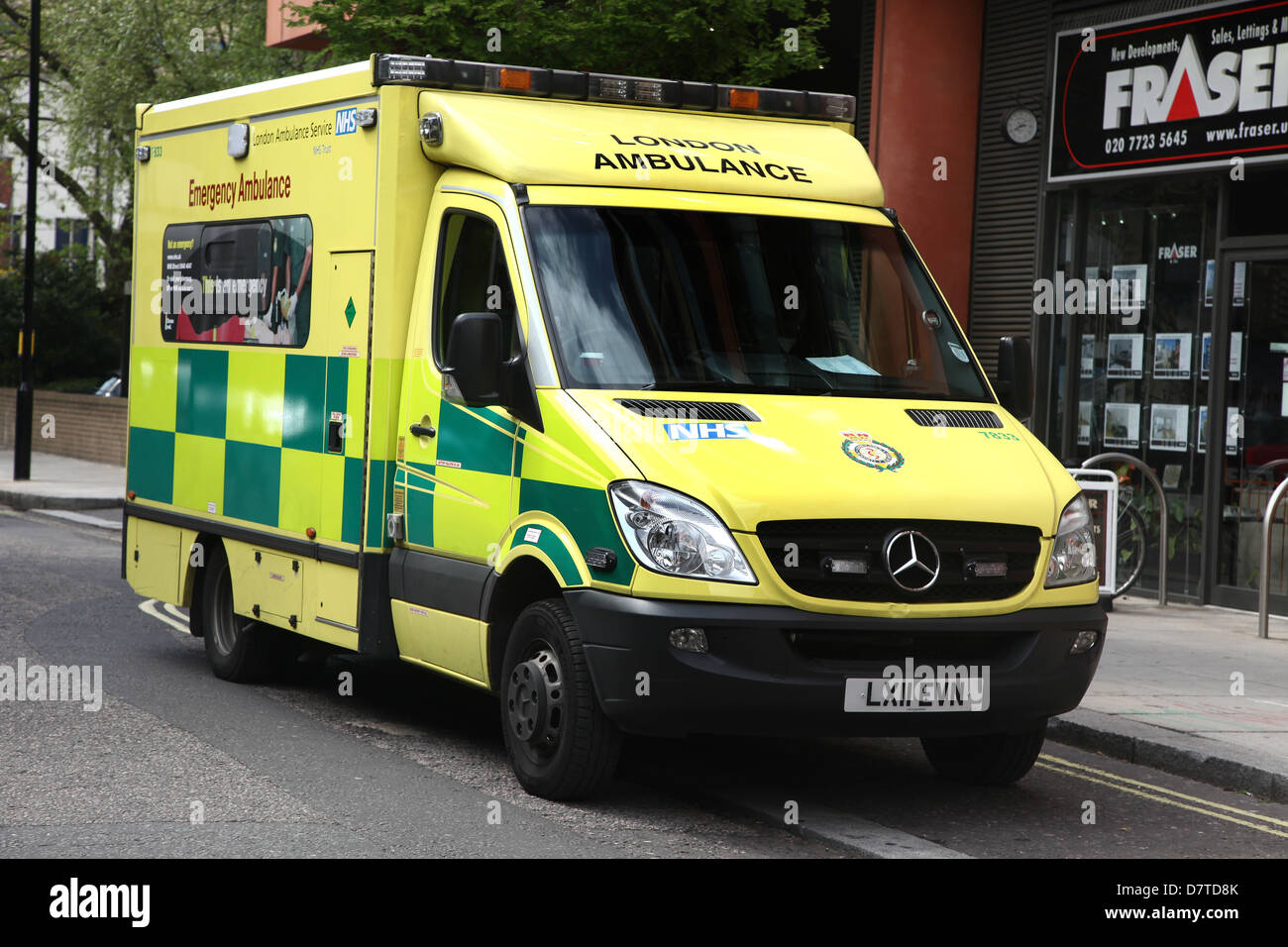 UK ambulance in London May 2013 Stock Photo - Alamy