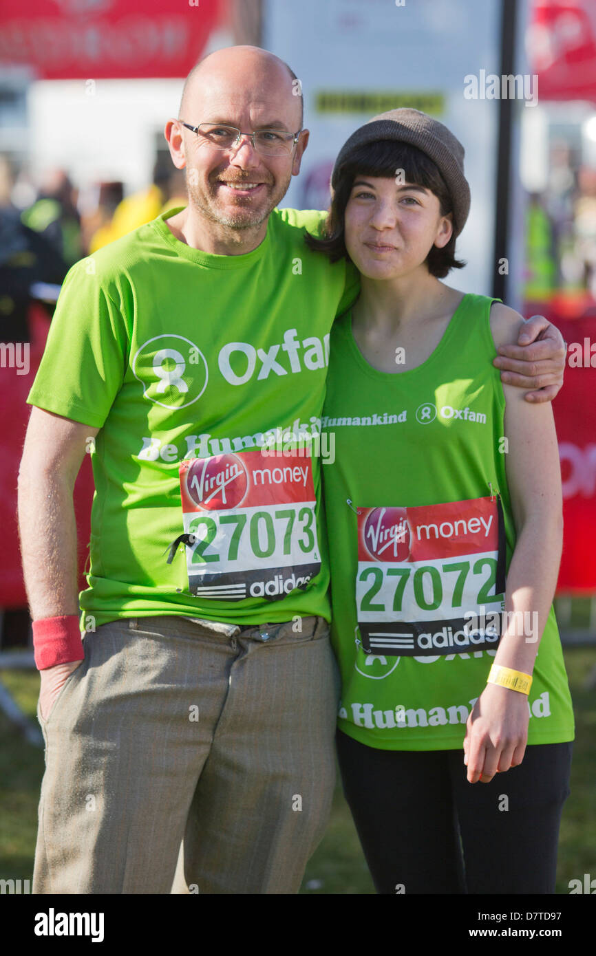 Tilly and Wayne HemingwayCelebrity Runners at a photocall before the ...