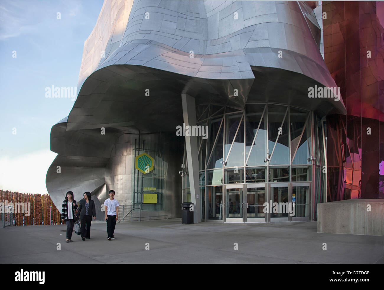 North America, USA, Washington, Seattle. Seattle Center. Entrance to ...