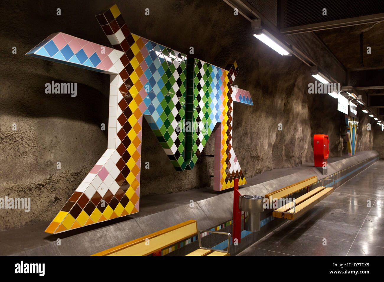 Stockholm's Metro stations. (Swedish: Stockholm's tunnelbana.) Sweden ...