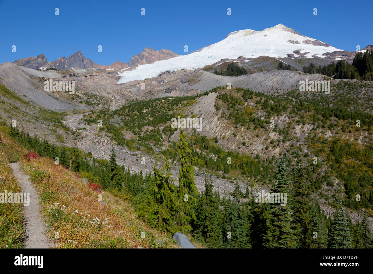 USA, Washington State, Mount Baker National Recreation Area, Park Butte ...