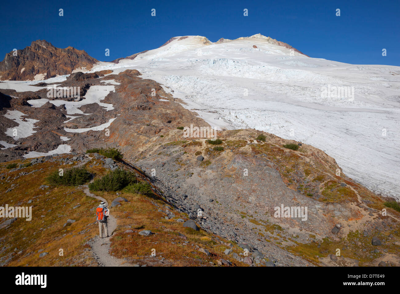 USA, Washington State, Mount Baker National Recreation Area, Park Butte ...