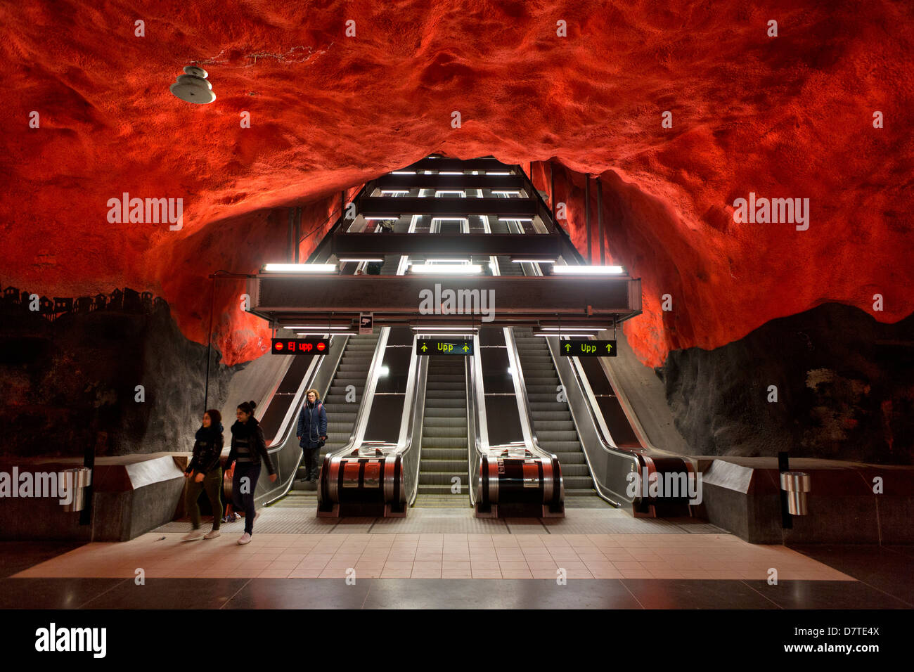 Stockholm's Metro stations. (Swedish: Stockholm's tunnelbana.) Sweden ...