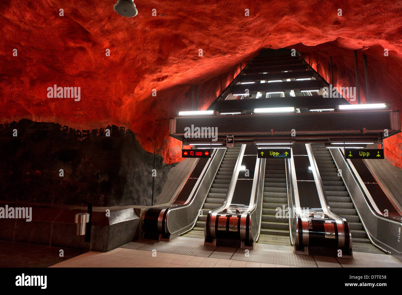 Stockholm's Metro stations. (Swedish: Stockholm's tunnelbana.) Sweden ...