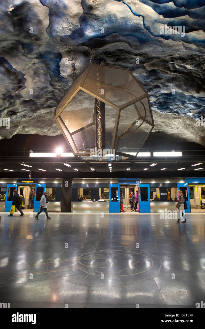 Stockholm's Metro stations. (Swedish: Stockholm's tunnelbana.) Sweden ...