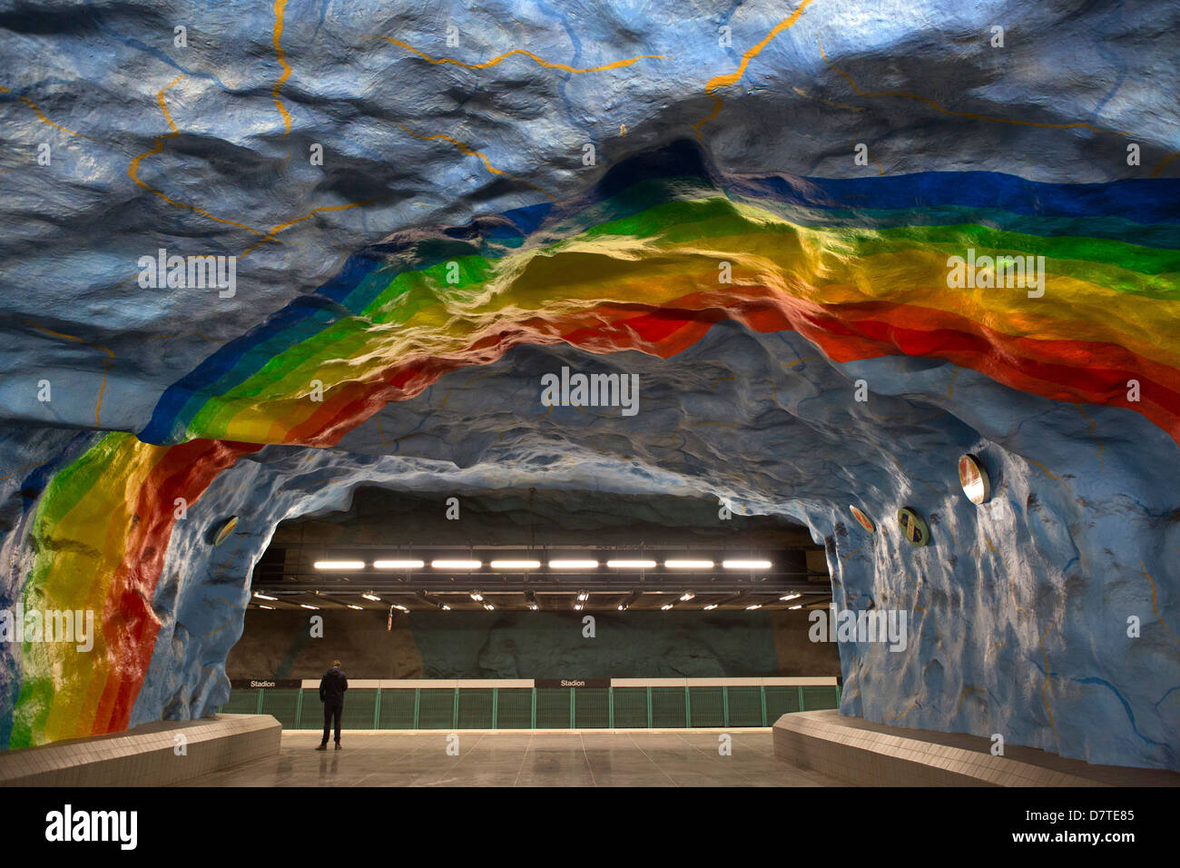 Stockholm's Metro stations. (Swedish: Stockholm's tunnelbana.) Sweden ...