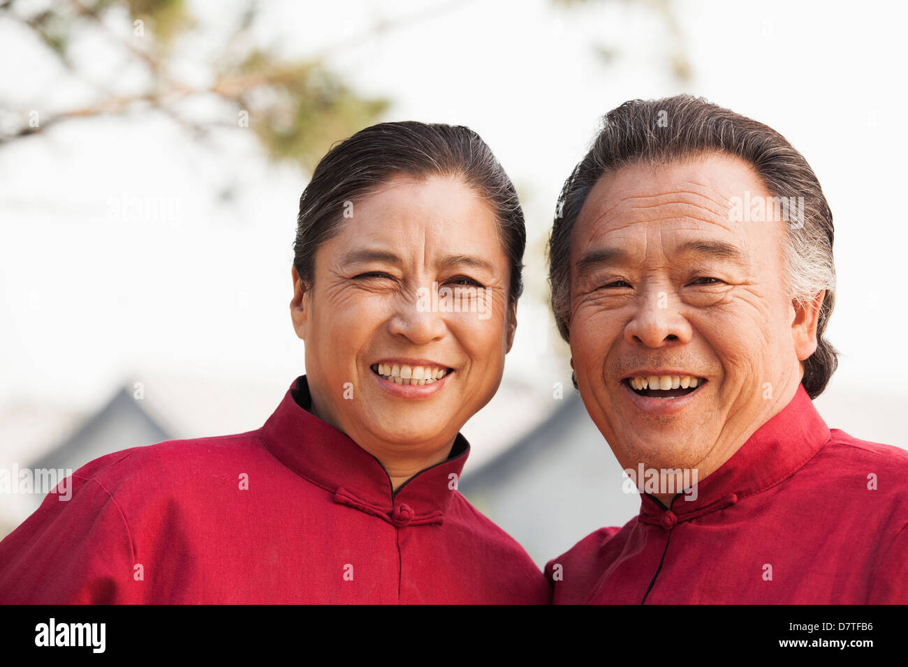 Portrait of two senior Taijiquan practitioners in Beijing Stock Photo - Alamy