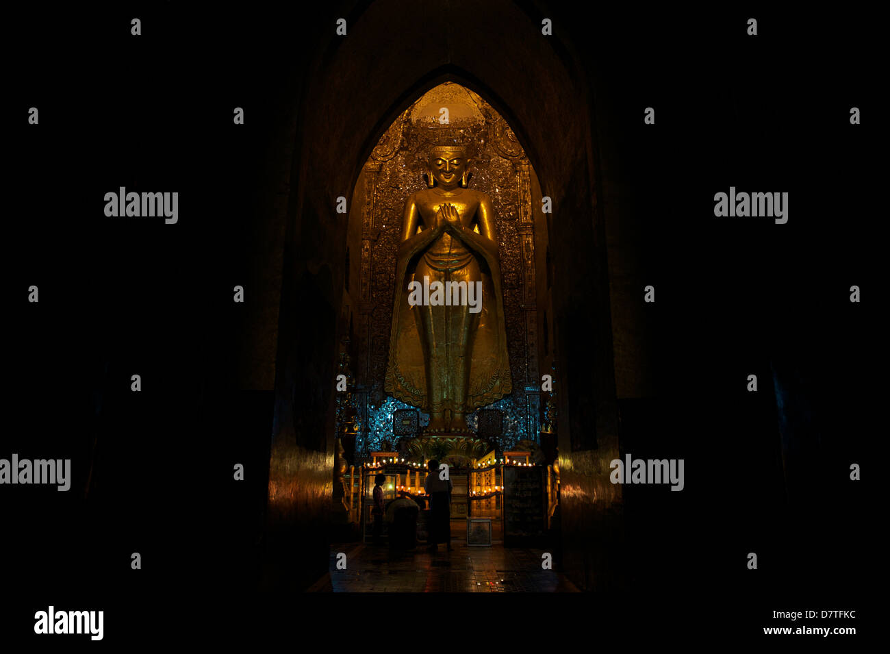 Kakusandha Buddha inside the Ananda temple,one of the 4 surviving ...