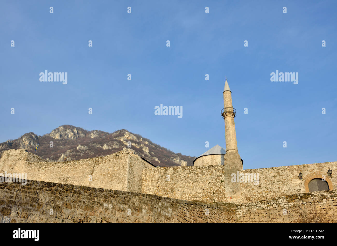 Fortress ruins, Travnik, Bosnia and Herzegovina Stock Photo - Alamy