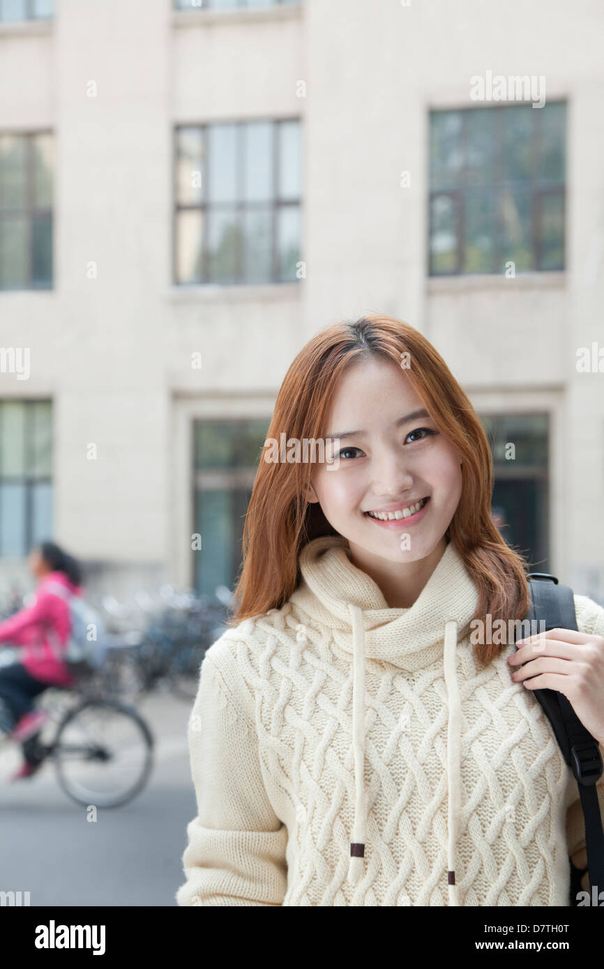 Student with backpack and china hi-res stock photography and images - Alamy