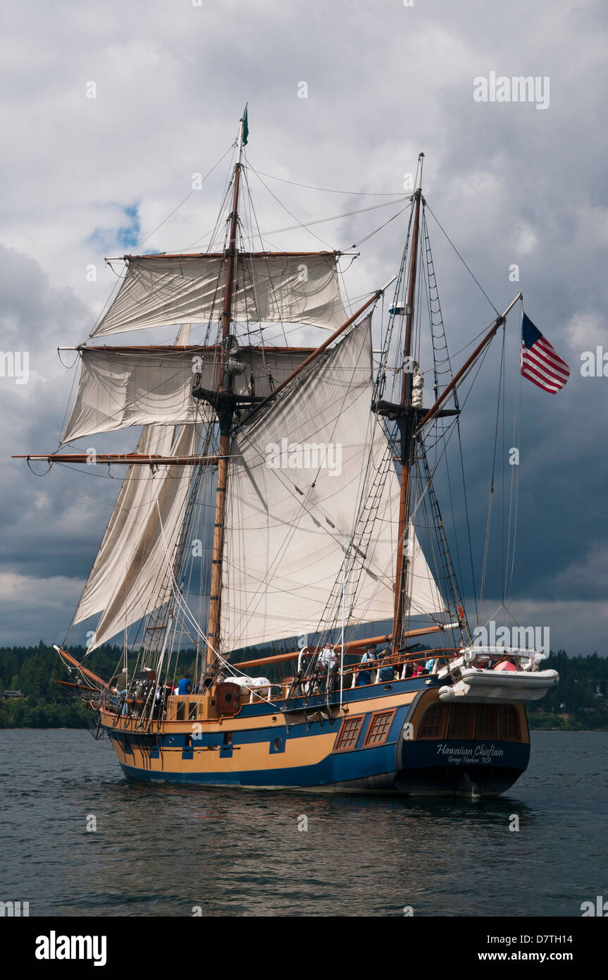 USA, WA, Brownsville. The Hawaiian Chieftain. Purchased by Grays Harbor ...