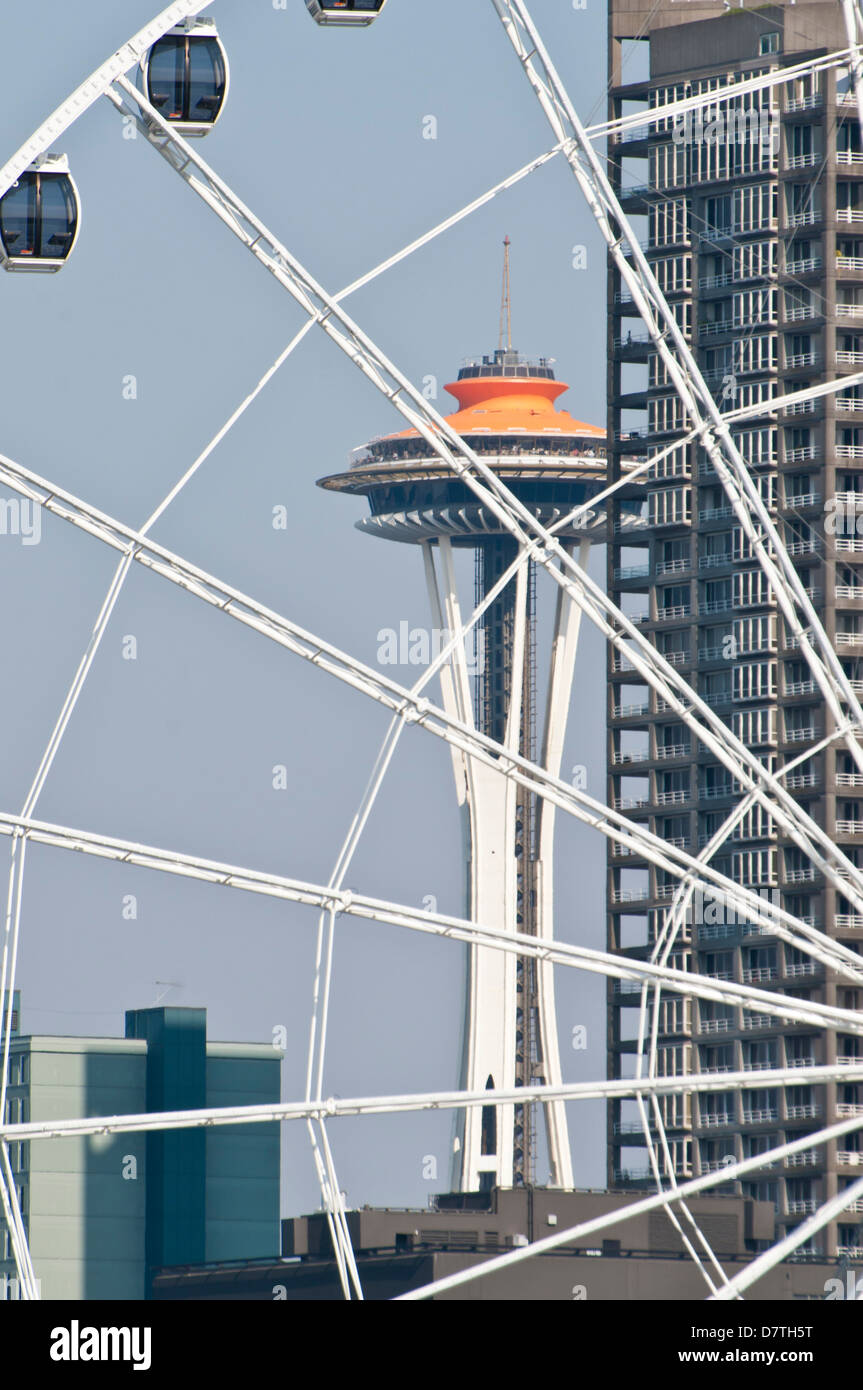 Iconic space needle hi-res stock photography and images - Alamy