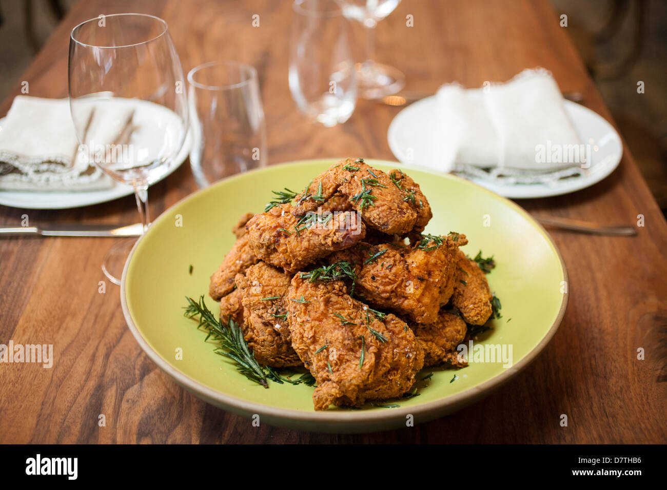 golden fried chicken, hot golden fried chicken, fried chicken in fry ...