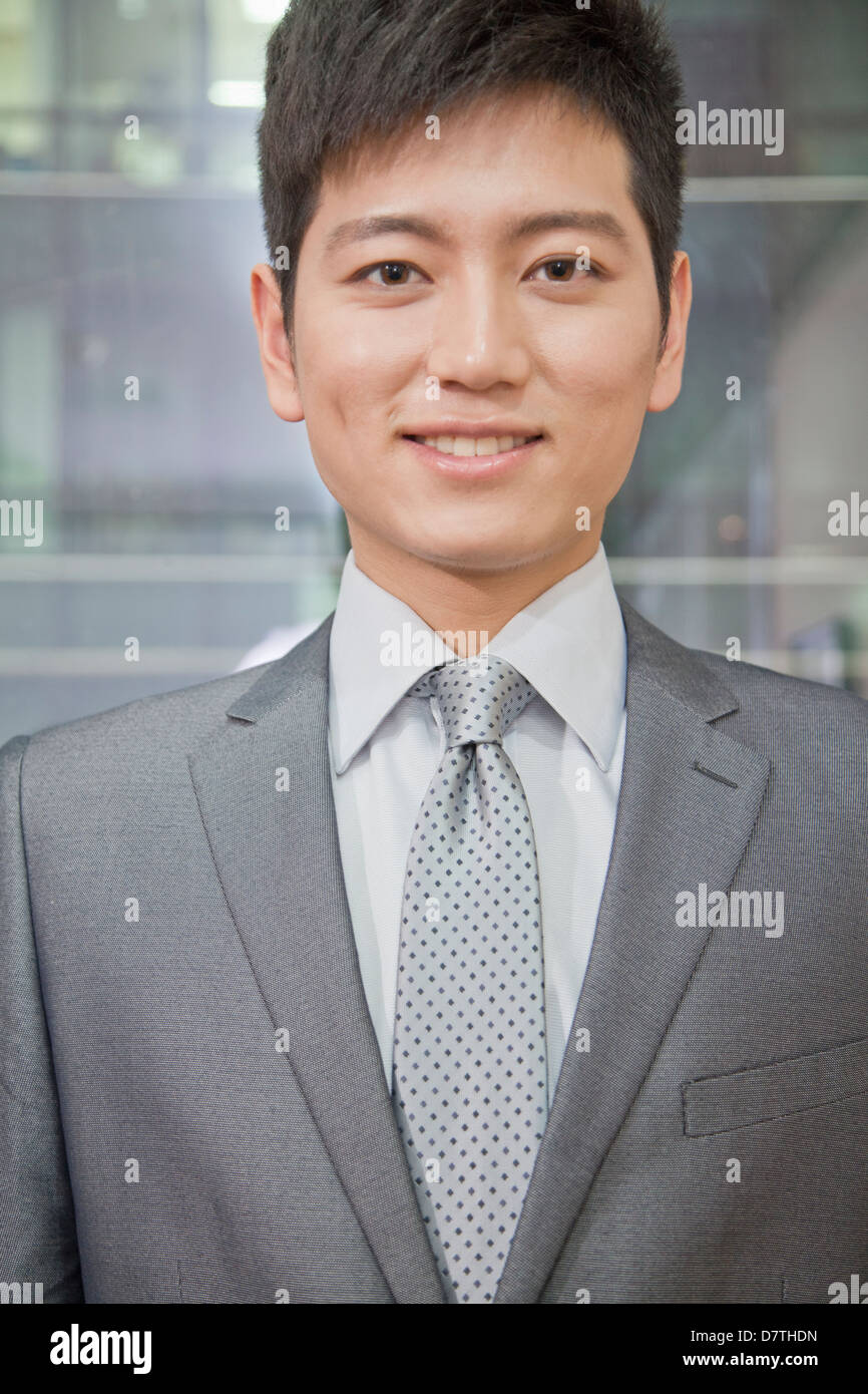 Portrait of Smiling Businessman Stock Photo - Alamy