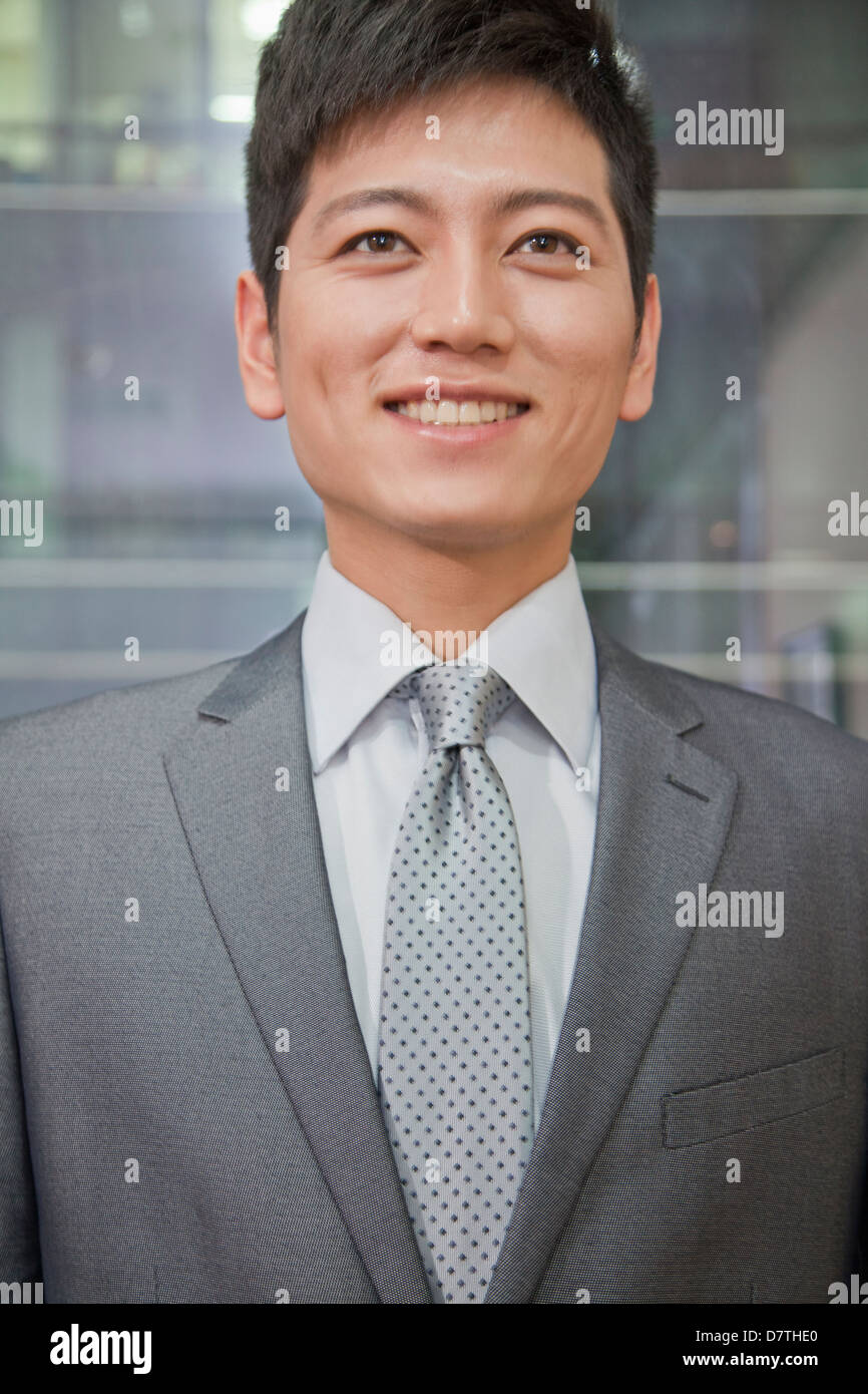 Portrait of Smiling Businessman Stock Photo - Alamy