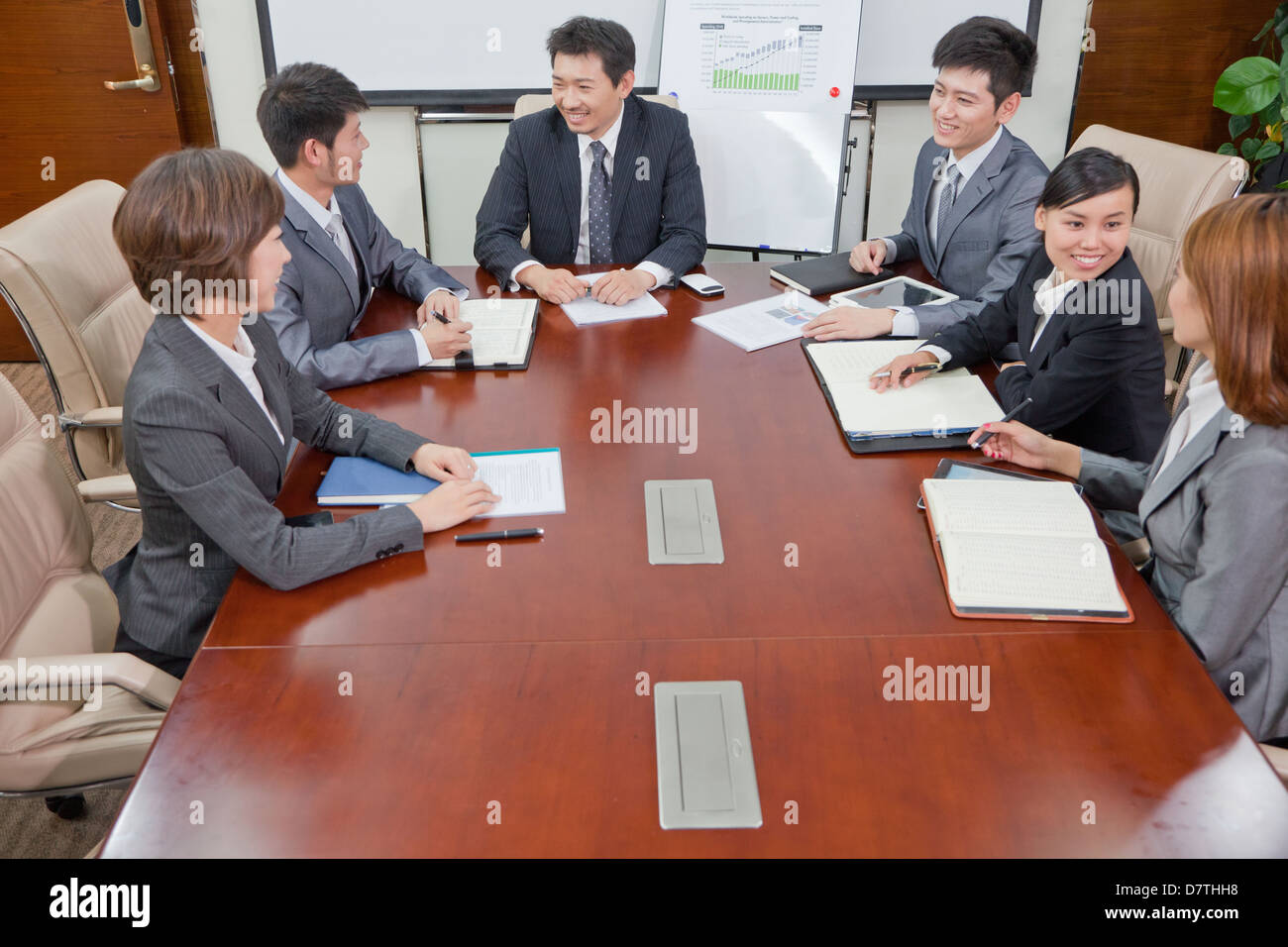 Business Meeting in a Conference Room Stock Photo - Alamy