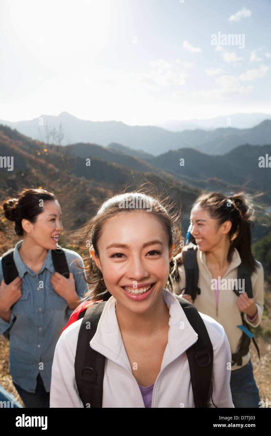 Women hiking, portrait Stock Photo - Alamy