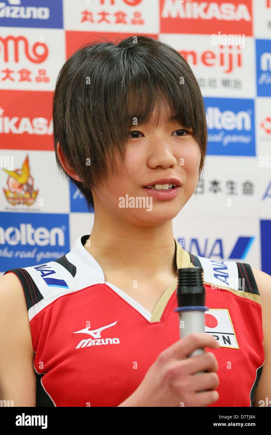 Sarina Koga (JPN), MAY 13, 2013 - Volleyball : a press conference about ...