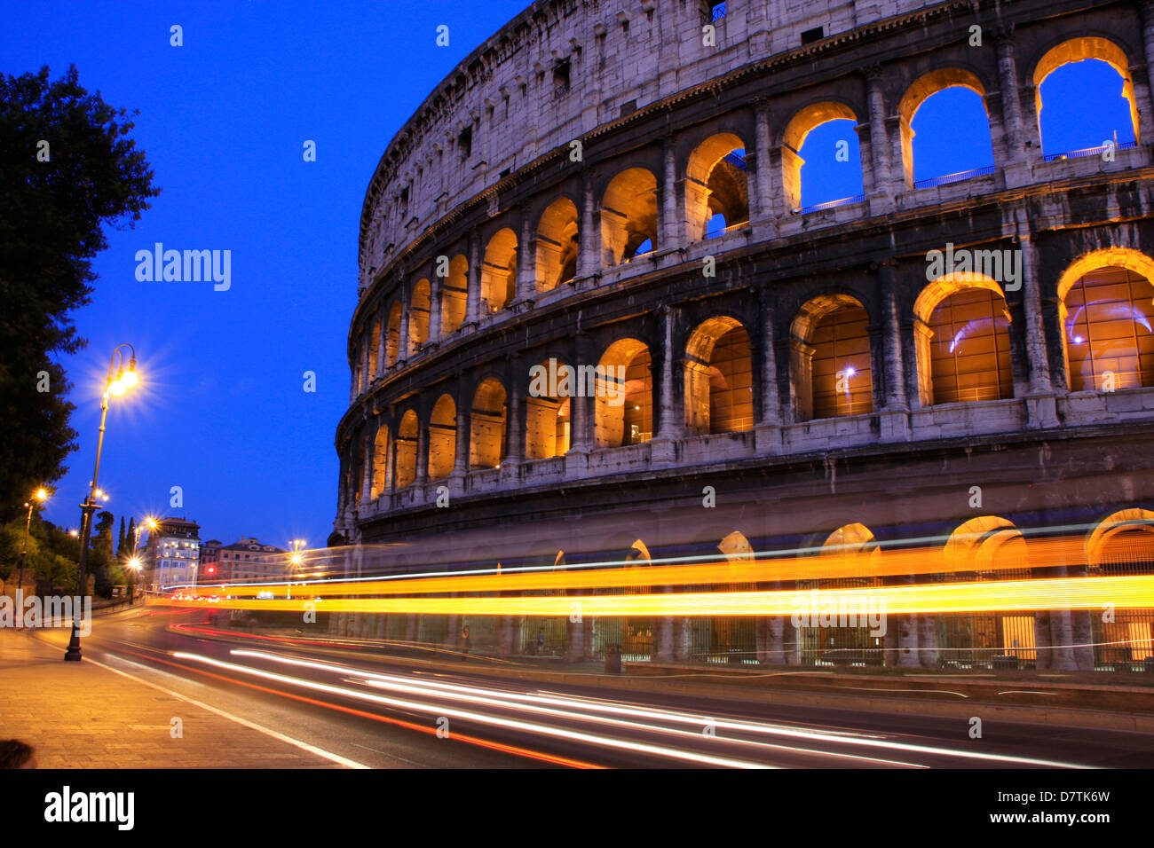 Rome city night illuminated view hi-res stock photography and images ...