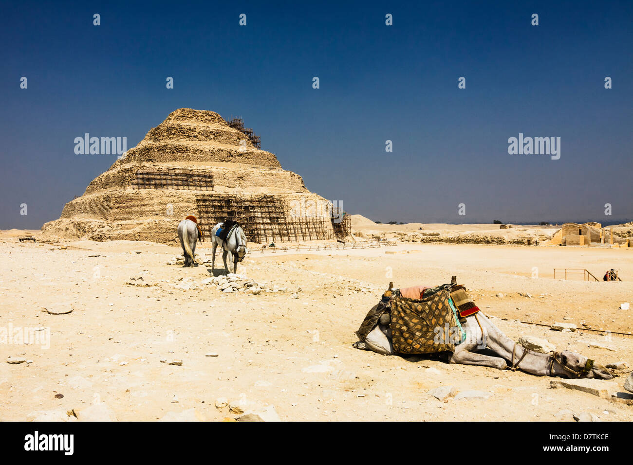 Funerary complex of zoser hi-res stock photography and images - Alamy