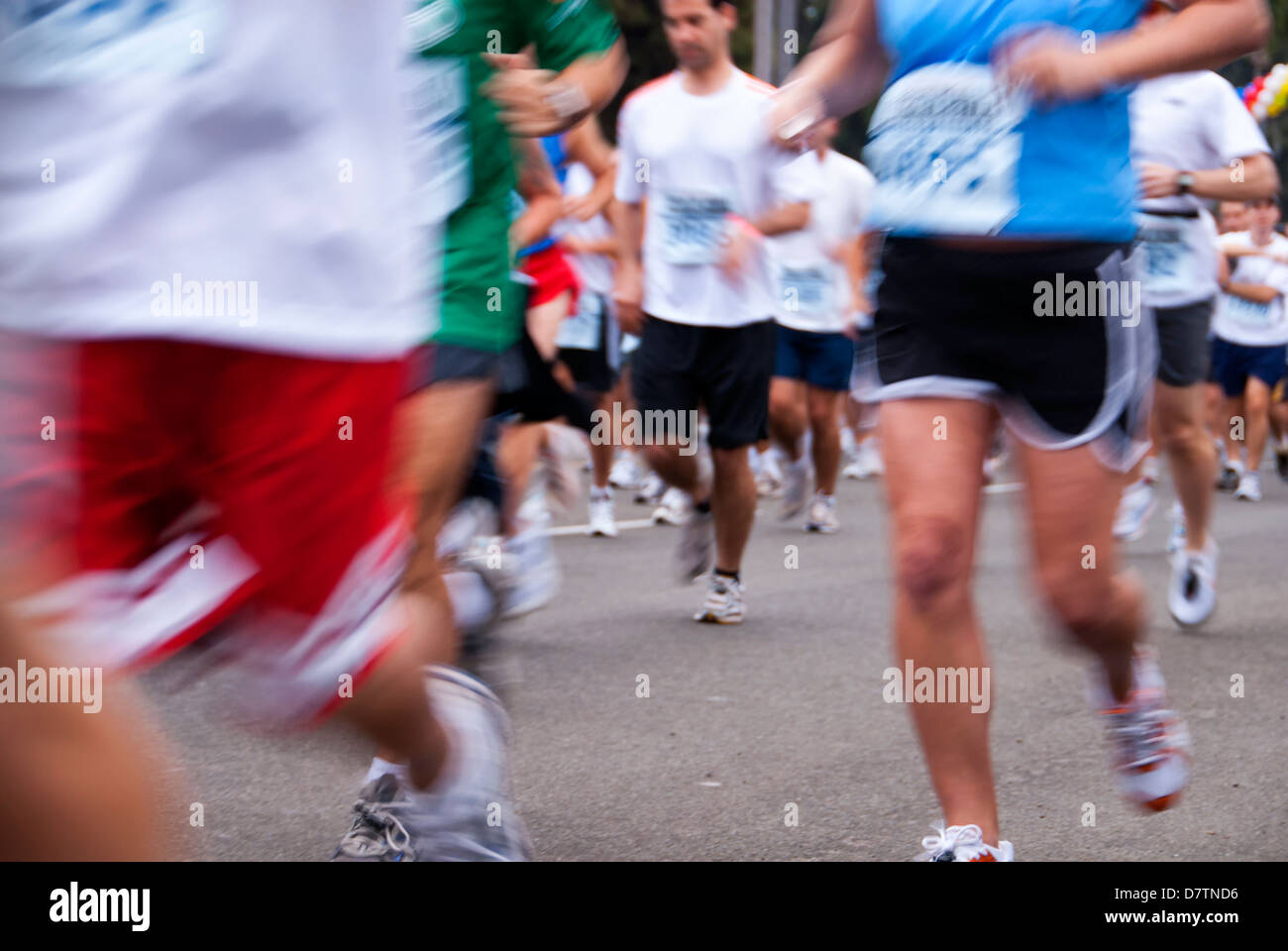 Marathon runners, Balboa Park, San Diego, California Stock Photo - Alamy