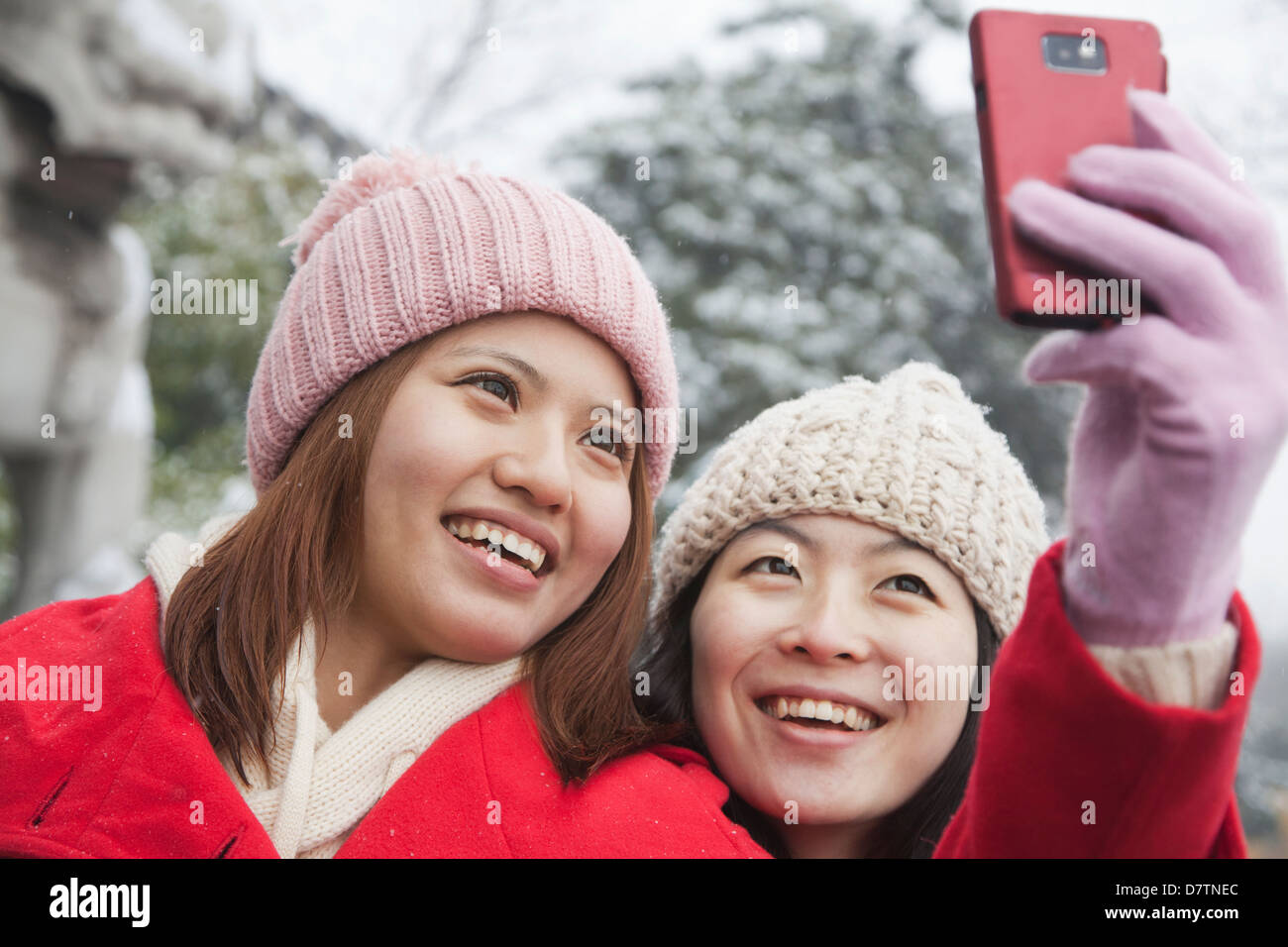 China snow phone hi-res stock photography and images - Alamy