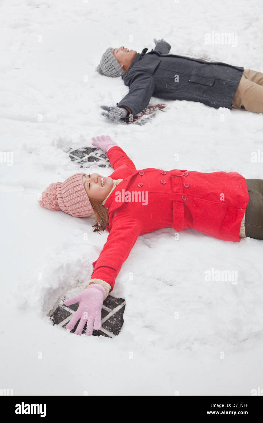Two angels looking down hi-res stock photography and images - Alamy