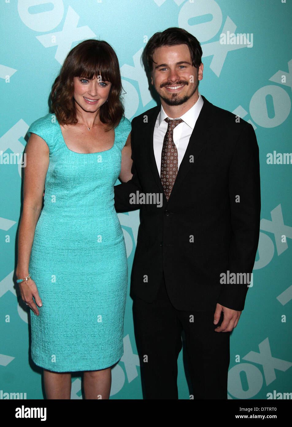 New York, U.S. May 13, 2013. Actor ALEXIS BLEDEL and JASON RITTER ...